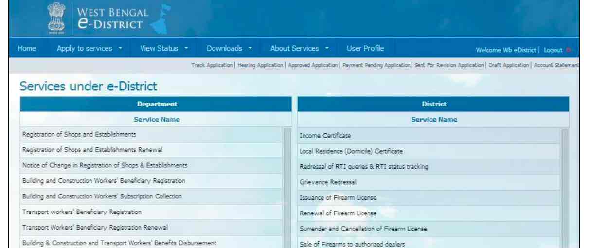 BDO Income Certificate Online Application - Domicile Certificate WB e ...