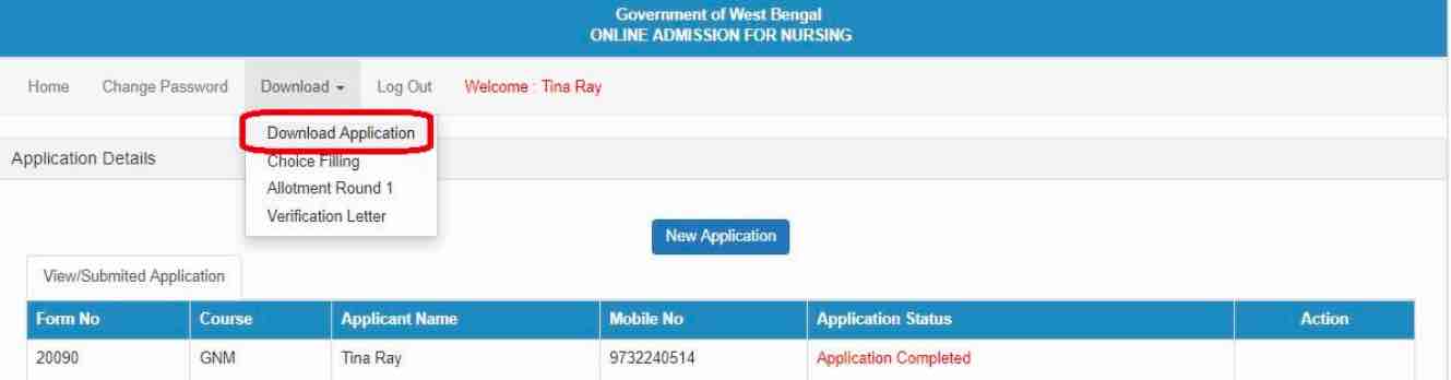 WB Health GNM ANM Nursing 2021 Online Application Process