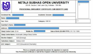 NSOU Study Material Download - Netaji Subhas Open University Books Download