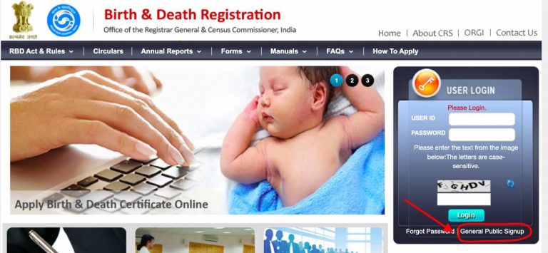 How to Apply Birth Certificate Online in India - Procedure & Form Download