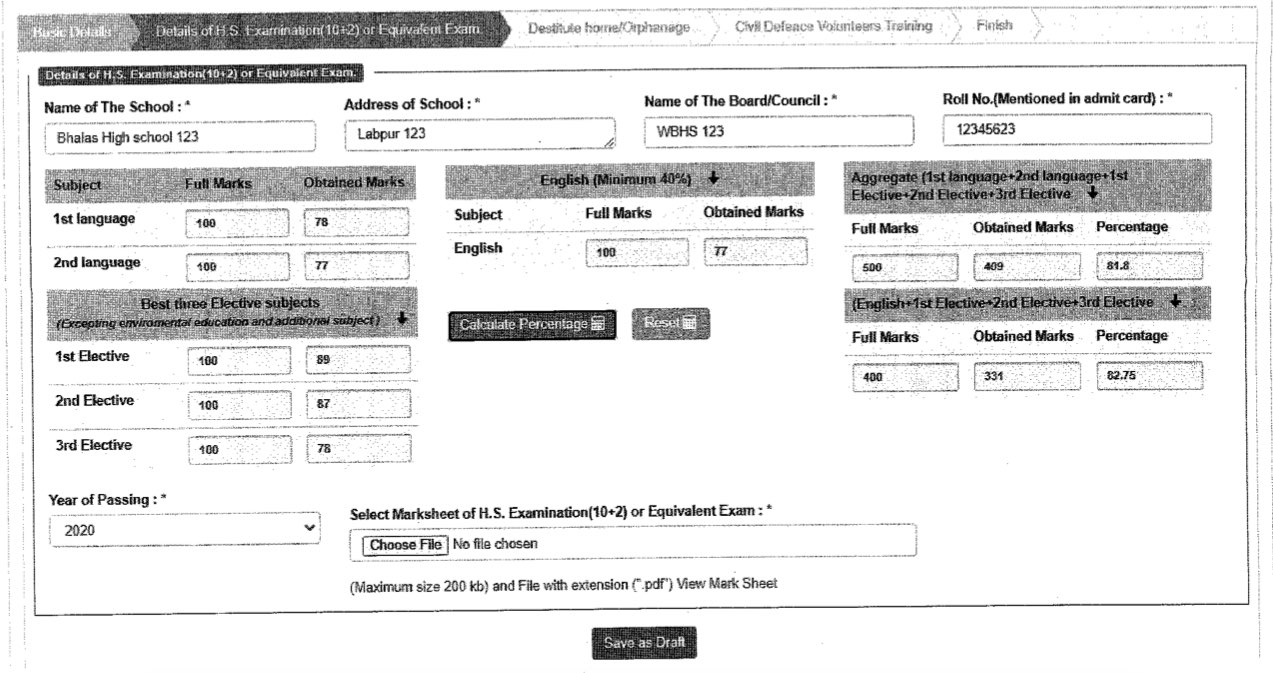 WB Health GNM ANM Nursing 2021 Online Application Process